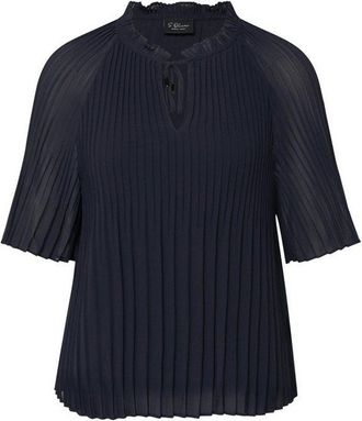 s.Oliver Black Label Kurzarmbluse Bluse