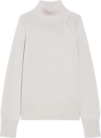 Max Mara Rundhalspullover - Beige