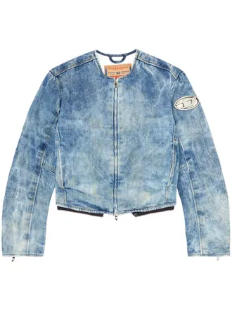 Diesel De-Calur-Fse Jeansjacke - Blau
