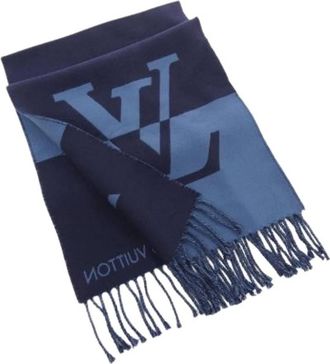 Louis Vuitton Pre-owned Stole - Homme - Pre-owned - Bleu - Taille: ONE Size