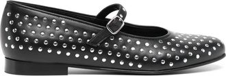 Alohas Lucien Ballerinas mit Nieten - Schwarz