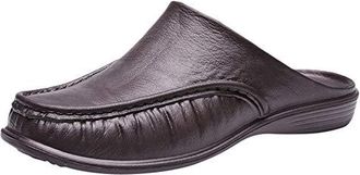 Generic Pantoufles confortables dintérieur tendance dextérieur élégantes antidérapantes pour homme avec batterie, marron, 40 2/3 EU