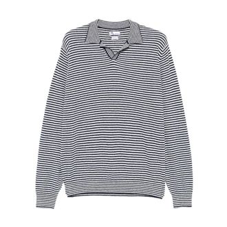 Doppiaa Homme, Tops, Bleu, Taille: XL Polo Bleu Indigo Manches Longues