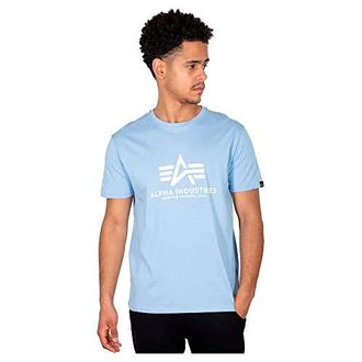 Alpha Industries Alpha Indutries Basic T-Shirt T-Shirt pour Homme Light Blue