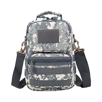 Generic Sac &agrave; bandouli&egrave;re pour activit&eacute;s de plein air, alpinisme, petit sac portable de loisirs tendance, sacs &agrave; dos &agrave; capuche pour homme (bleu, taille unique