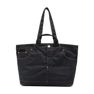 Kenzo Five Pockets Tote Bag - - Bags - Herren - Blau - ONE SIZE