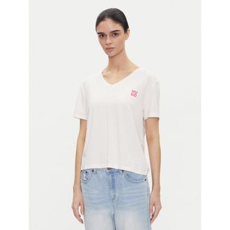 HUGO BOSS T-Shirt Nika_T-Shirt 50540046 &Eacute;cru Regular Fit