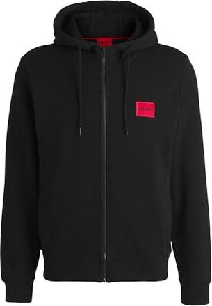 HUGO BOSS HUGO Hommes Daple212 Sweat &agrave; Capuche Regular Fit en Molleton avec &eacute;tiquette Logo