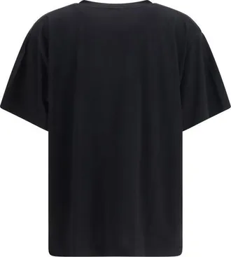 Khaite Womens Black Cotton T-Shirt
