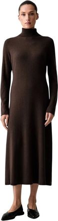 Marc O'Polo Robe Longue Tricot&eacute;e - Femme - Robes - Brun - Taille: 40 FR