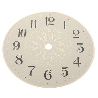 Valiclud Rundes Quartz Zifferblatt f&uuml;r Wanduhr mit Langlebigem Eisenzifferblatt Einfacher Installation und Geeignet f&uuml;r Heimwerker und Selbstgemacht Uhrenproje