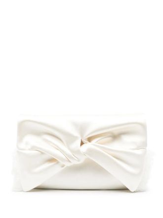 Anya Hindmarch pochette Bow - Blanc