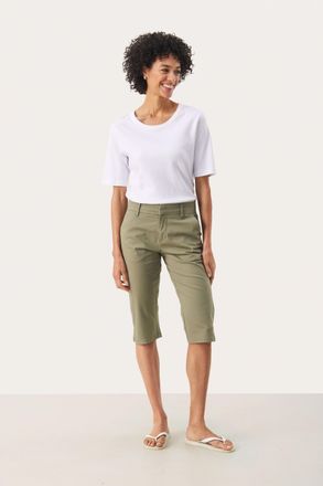 Part Two Caprihose Classic fit Vetiver green