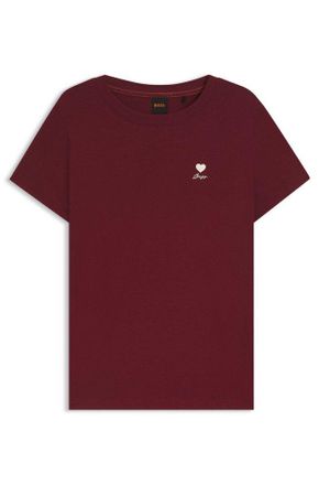 HUGO BOSS T-Shirt Esogo Premium Damenmode mit Artwork auf der Brust