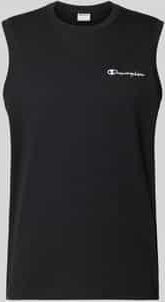 Champion Top mit Label-Stitching und Rundhalsausschnitt