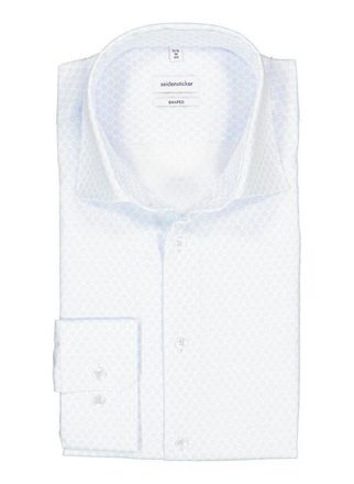 Seidensticker Seidensticker Herren Hemd blau Baumwolle