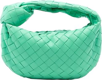 Bottega Veneta Hobo Bags - Mini Nappa Intrecciato Jodie - Gr. unisize - in Gr&uuml;n - f&uuml;r Damen
