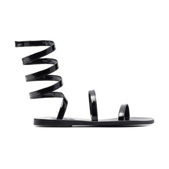 Ancient Greek Sandals Schwarze Rindsleder Sandalen - - Shoes - Damen - Schwarzk - 36 EU