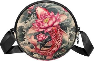 Generic Circle Sac &agrave; bandouli&egrave;re pour femme, petit sac &agrave; bandouli&egrave;re avec fermeture &eacute;clair, bretelles r&eacute;glables, style d&eacute;contract&eacute;, pour femmes et filles