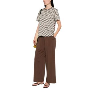 Max Mara Femme, Pantalons, Brun, Taille: 40 FR Modico Long Pantalons