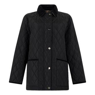 Burberry Gesteppte Jacke mit Kragen - - Jackets - Damen - Schwarzk - XS