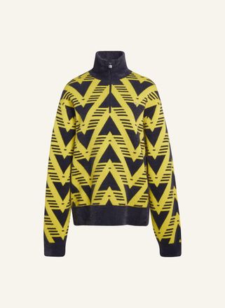 adidas Originals Adidas Originals Strickpullover Mit Reissverschluss Bis Zur Brust gelb