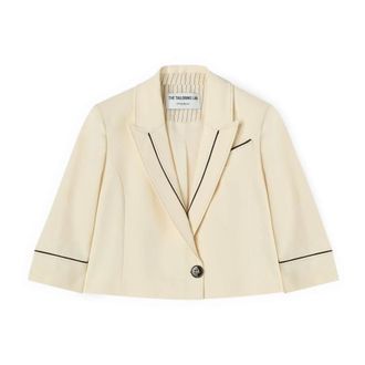 Motivi Spencer Jacke - - Jackets - Damen - Wei&szlig; - XS