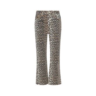 Ganni Cropped-Jeans - - Jeans - Damen - Braun - W28
