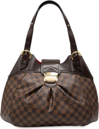 Louis Vuitton Hobo Bags - Damier Ebene Sistina GM - Gr. unisize - in Braun - f&uuml;r Damen