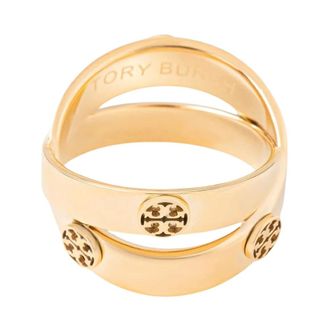 Tory Burch Icon Doppelring - - Accessories - Damen - Gelb - 46 MM
