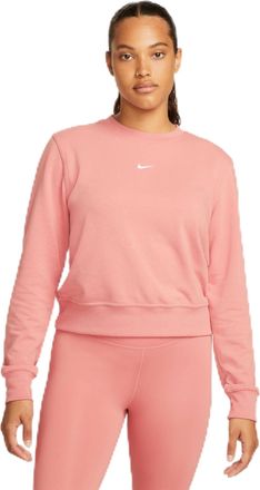 Nike Nike Damen W NK ONE DF Crew LBR T-Shirt, RED Stardust/White, Large