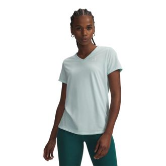 Under Armour T-Shirt f&uuml;r Damen, V-Ausschnitt (Minzgr&uuml;n)