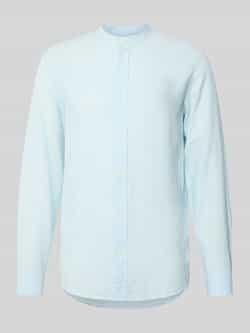 Only & Sons Slim Fit Freizeithemd aus Baumwoll-Leinen-Mix Modell CAIDEN