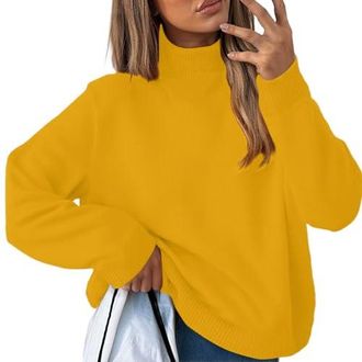 Generic Pull pour femme - L&eacute;ger - Col en V - Coupe ajust&eacute;e - Extensible - Tricot doux et confortable - Pour le bureau, le quotidien, les sorties d&eacute;contract&eacute;es