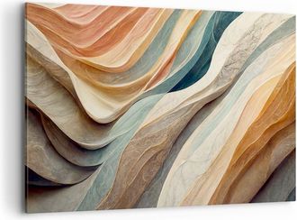 Arttor Wandbilder Dekoration Wohnzimmer Textur Muster Hell Bilder auf Leinwand 120x80cm Leinwandbild Schlafzimmer K&uuml;che Deko Wand Kunstdruck Art Gro&szlig; XXL Wan