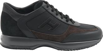 Hogan Homme, Chaussures, Brun, Taille: 44 EU Interactive Baskets