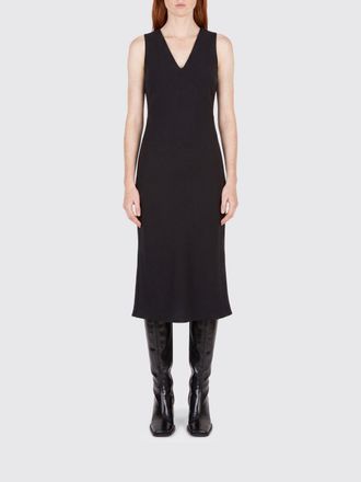 Calvin Klein Robe fourreau midi coupe slim sans manches avec d&eacute;collet&eacute; en V