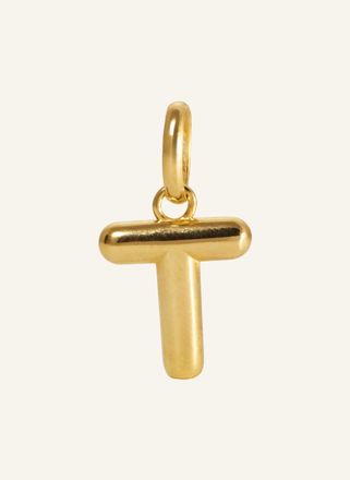 Pompidou Anh&auml;nger Puffy Letter T By Glambou gold