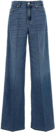 7 For All Mankind Straight Leg Jeans - Blau