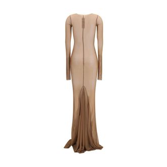 Rick Owens Womens Brown Polyamide Casual Dress