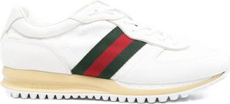 Gucci Leather Stripe Sneakers