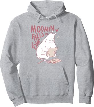 Moomin Falls In Love Moomintroll Liebesbrief Pullover Hoodie