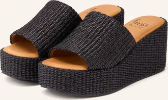 &Egrave; Mia &Egrave; Mia Plateau-Wedges schwarz