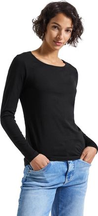 Street One Damen Basic Langarmshirt