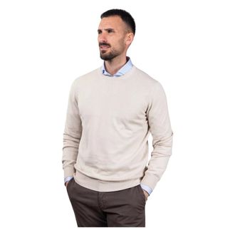 Gran Sasso Homme, Pulls, Beige, Taille: M Pull ras du cou