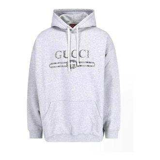Gucci Maglia - - Sweatshirts & Hoodies - Herren - Grau - XS