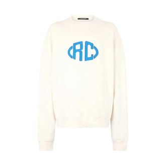 Roberto Cavalli Sweatshirt mit Monogramm - - Sweatshirts & Hoodies - Herren - Beige - XL