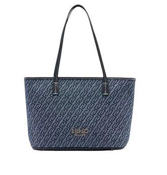 Liu Jo Sac femme Evrim Tote S jacquard robe blue BS26LJ07 AA6071 T379A Taille du sac: Moyenne