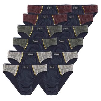Le Jogger Herren Slips, marine, reine Baumwolle, 12er Pack (7)