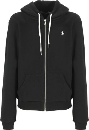 Ralph Lauren Femme, Sweatshirts et sweats &agrave; capuche, Noir, Taille: 42 FR SweaT-shirt en coton